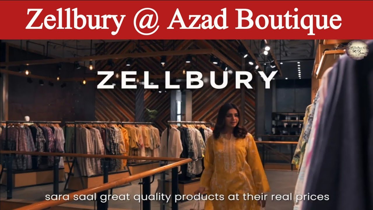 Zellbury Summer Collection 2023 || #zellbury #lawn #azadboutique - YouTube