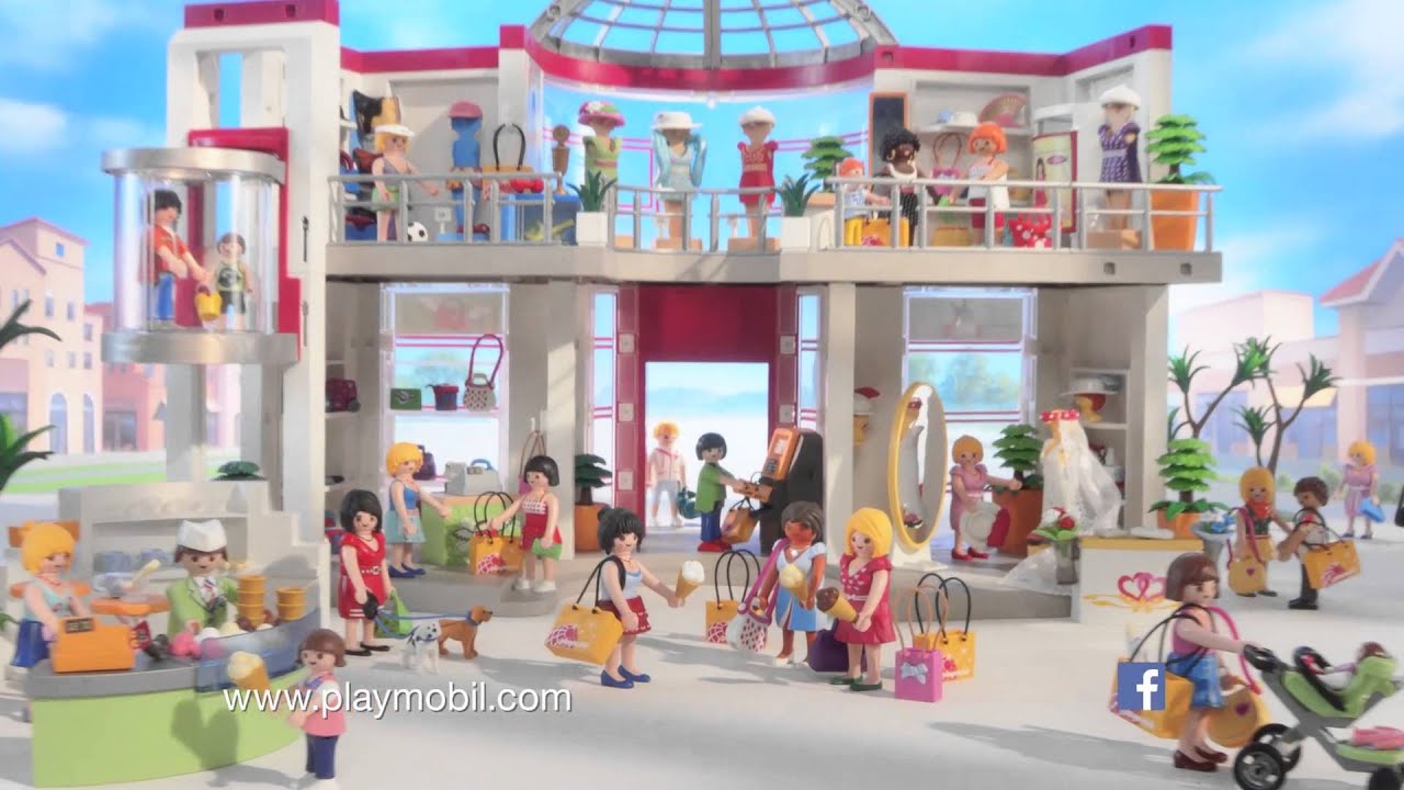 The NEW Playmobil Shopping Mall! - YouTube