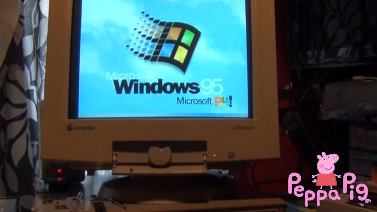 Gateway 2000 PC running windows 95 in 2023 (startup). - YouTube