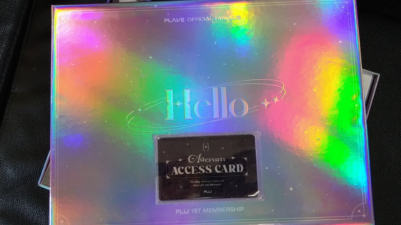 【開箱】PLLI 1ST MEMBERSHIP 一期會員禮 PLAVE OFFICIAL FANCLUB - YouTube