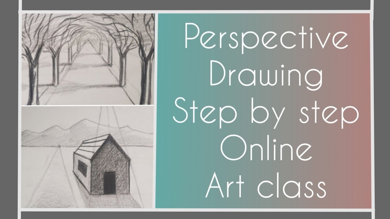 How to draw one point perspective. (Part 1). Class 2 with Dawn. - YouTube