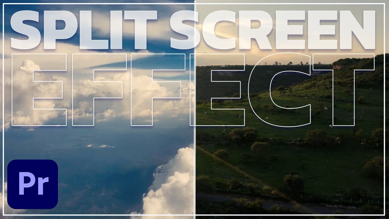 HOW TO CREATE A SPLIT SCREEN EFFECT IN ADOBE PREMIERE PRO - YouTube