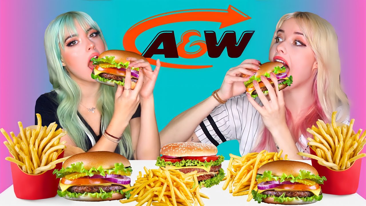 Burch Twins Fast Food A&W Mukbang - YouTube