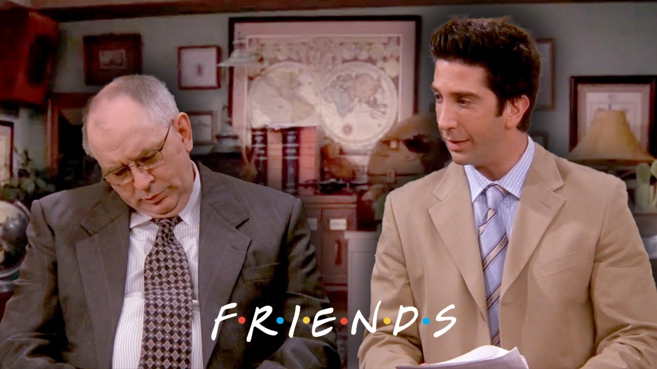 Ross' Audition Speech Puts the Deciding Professor to Sleep | Friends ...