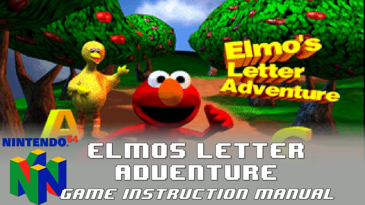 [N64 Manual] Elmo's Letter Adventure (USA) - Nintendo 64 Game ...