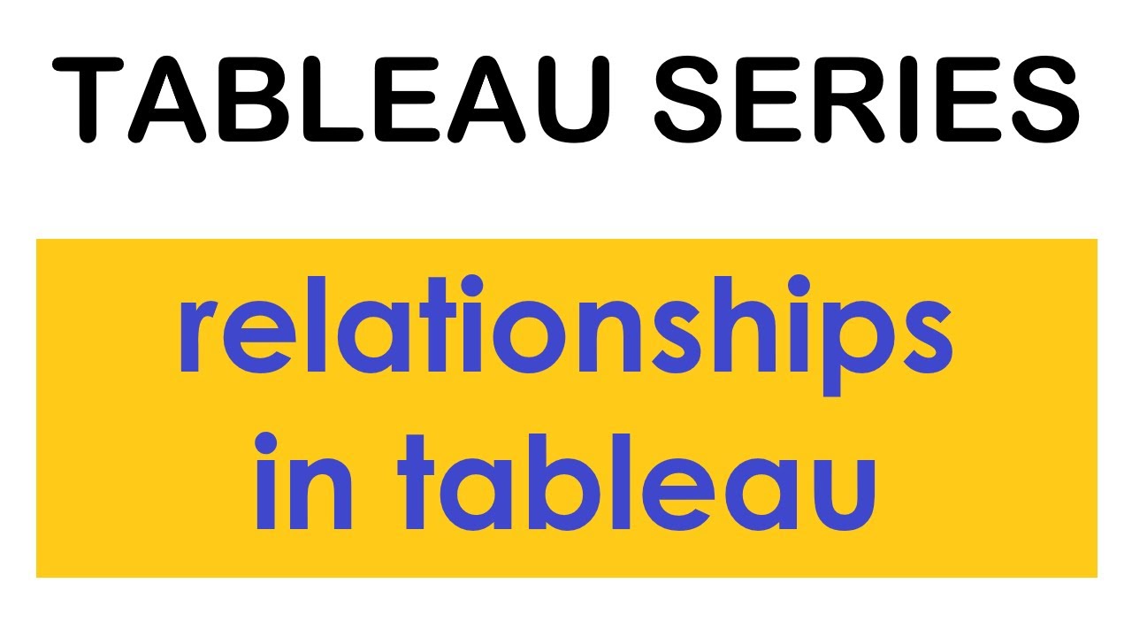 Relationships - The new Tableau data model | Understanding the ...