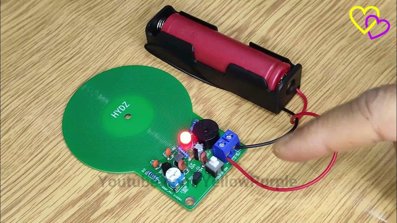 DIY Metal Detector HYDZ DC 3V 5V 60mm Non contact Sensor Electronic ...
