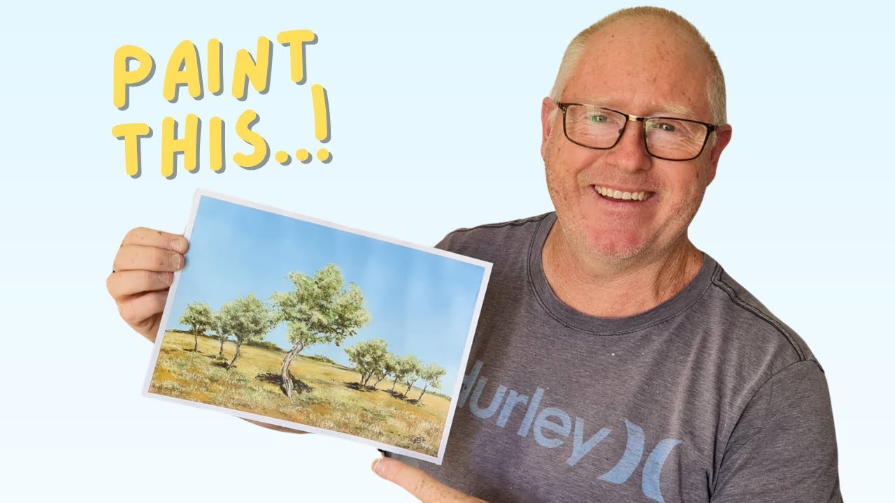 How to Paint the Australian Outback (Even if You're New! - YouTube