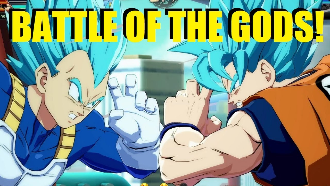 DBFZ ///// Rank-up match. Battle of the Gods! [Dragon Ball FighterZ ...