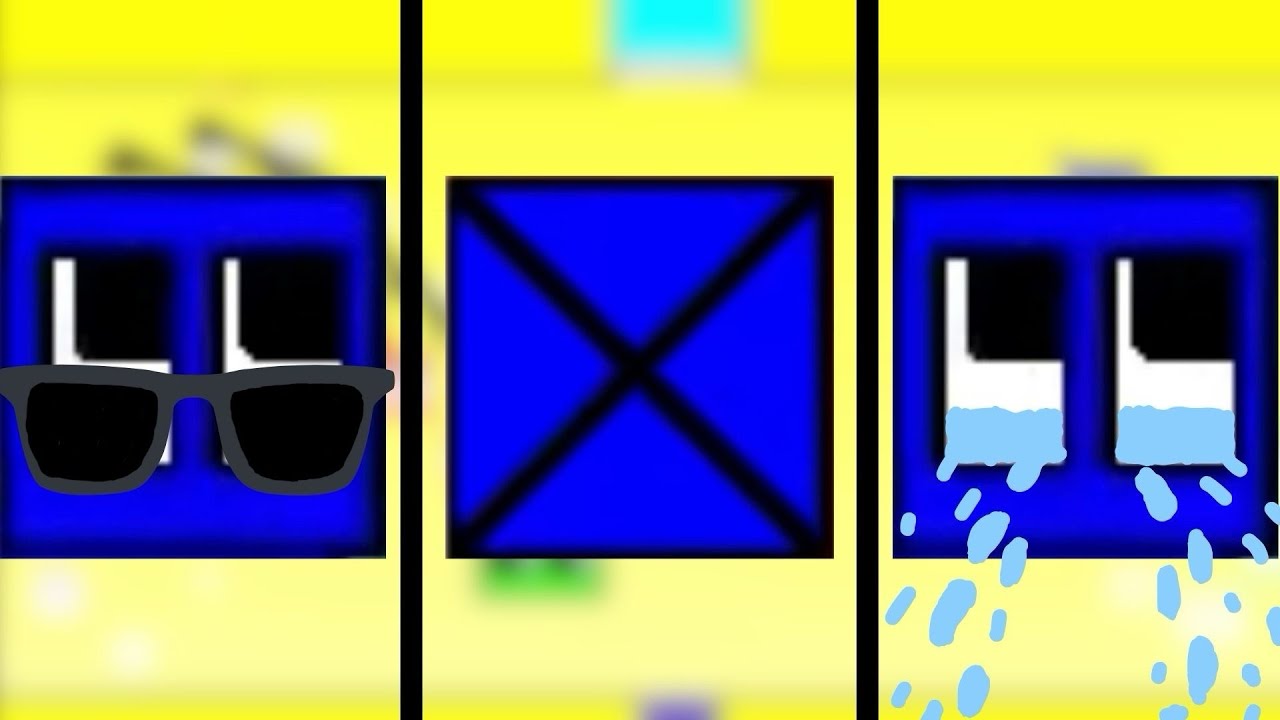 Epic square race ️💛💙💚 Blue's core - YouTube