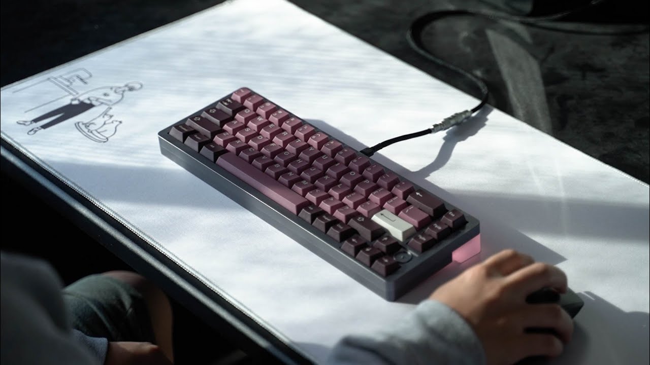 Mark 65, FR4 plate, Alpaca V2, GMK Bingsu - YouTube