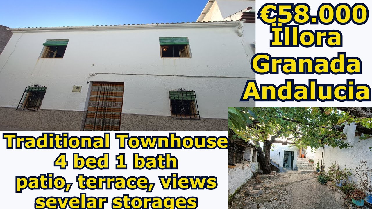 €58.000 Traditional village house with patio, terrace & views FOR SALE ...