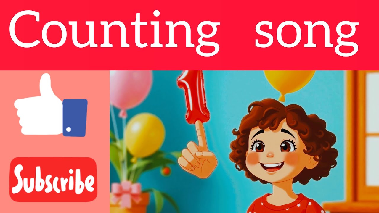 Counting song|| counting poem || 1 to 3 counting poem ||Nursery rhymes ...