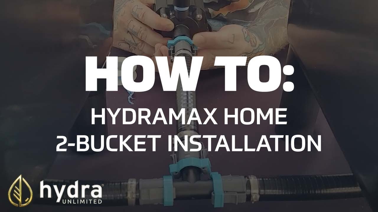 HydraMax Two Bucket Installation & Assembly | Deep Water Culture ...