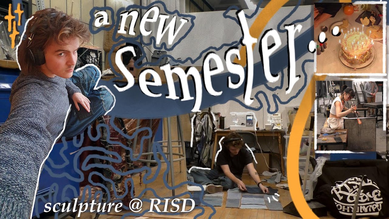 ONE WEEK AT RISD 🧑‍🎨 moldmaking, plaster demos, sewing... - YouTube