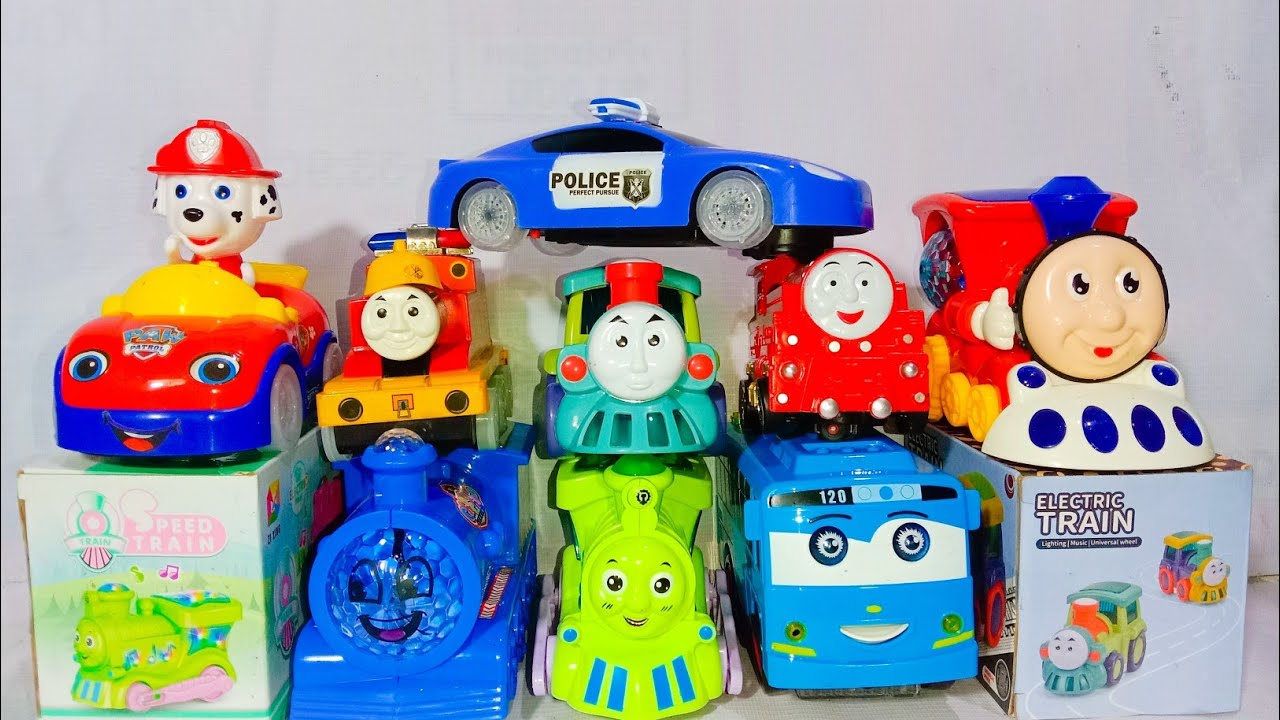 Kereta Thomas and Friends,thomas badut,bus tayo oleng,train speed ...