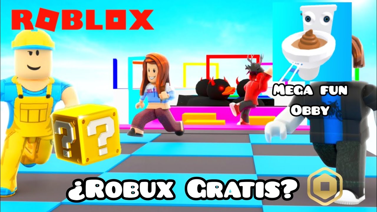 Este Juego Te Da Robux? Mega Fun Obby Roblox - YouTube