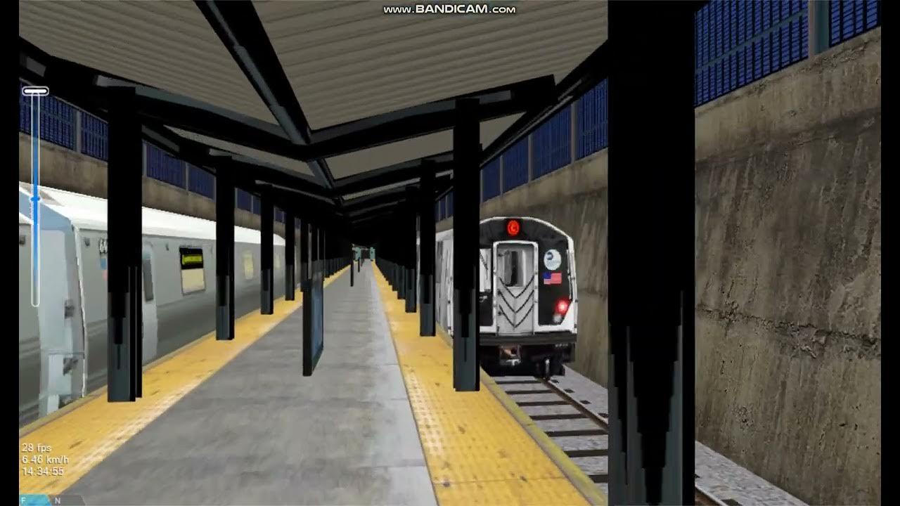 Openbve Pr88 R179 W train Arriving & Departing at 197th Street - YouTube