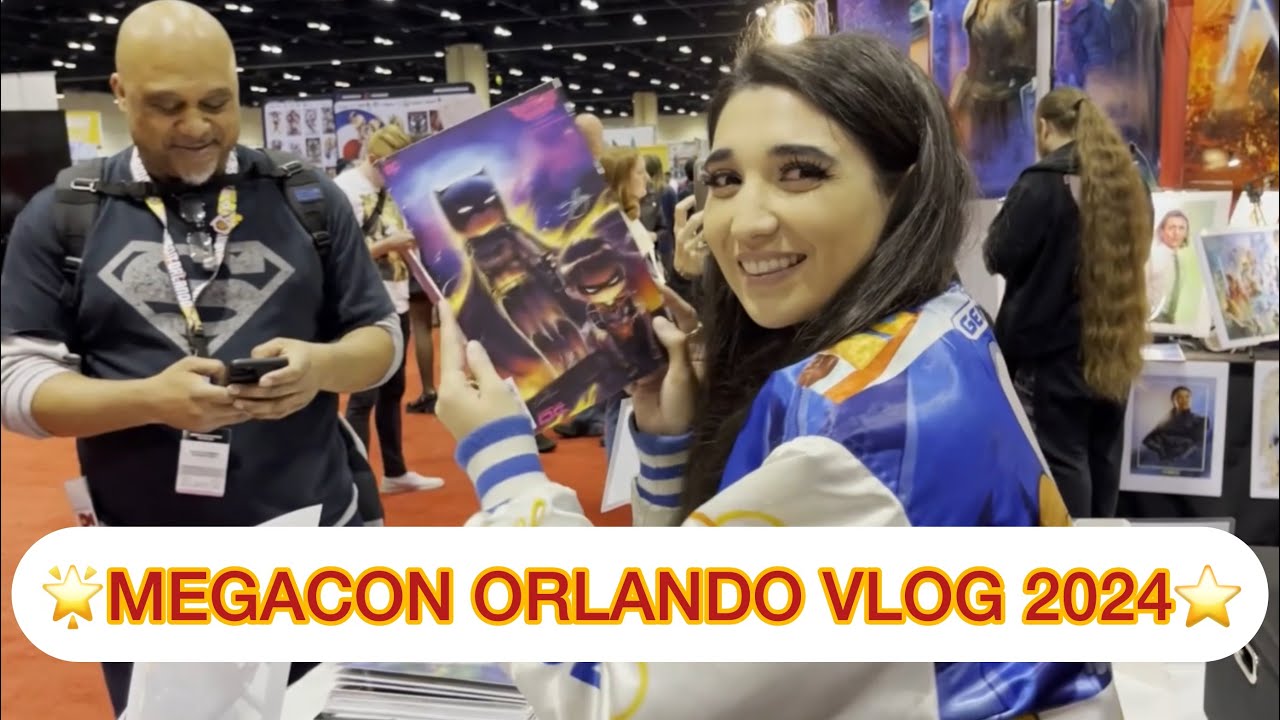 MEGACON 2024 VLOG! I WAS A FEATURED ARTIST THIS YEAR! :) 🌟⭐️ - YouTube