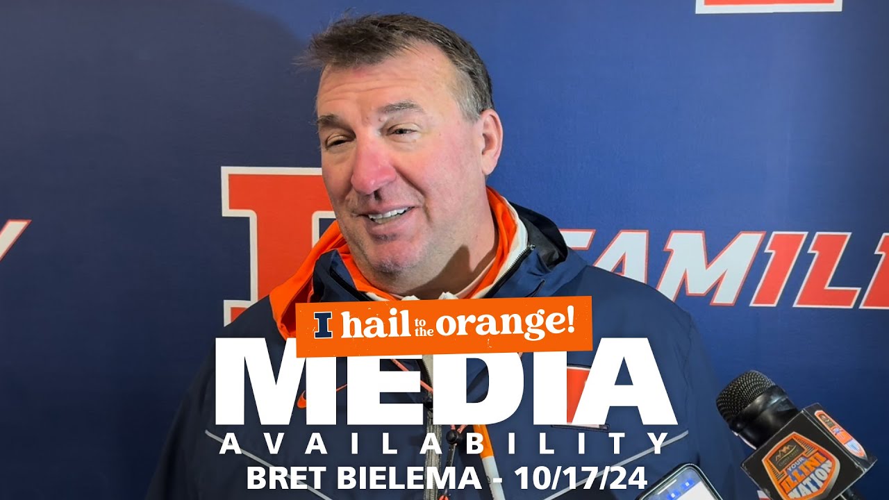Illini Football | Bret Bielema Media Availability 10/17/24 - YouTube