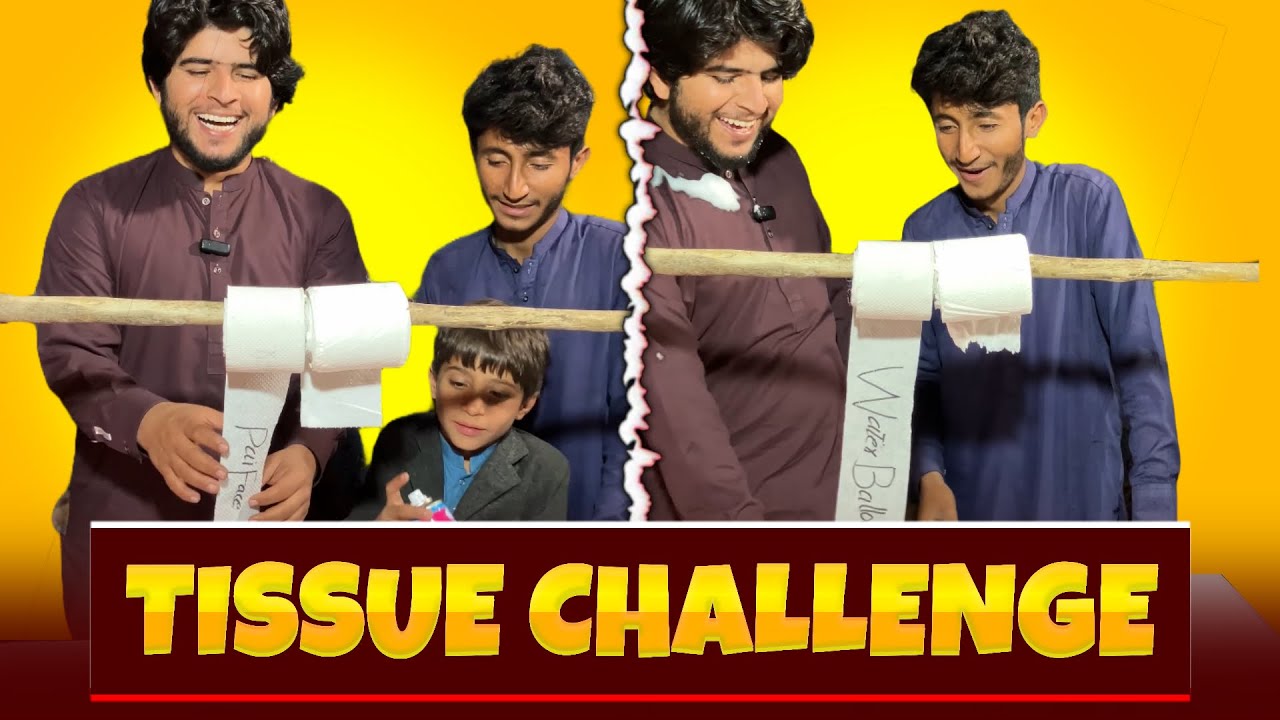 Tissue funny challenge #challenge #game - YouTube