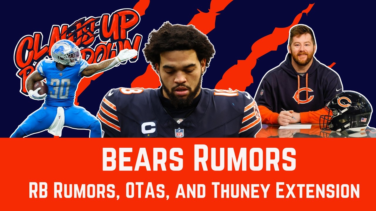 RB Rumors, OTAs, and… DA POPE?! | Chicago Bears Weekly Recap - YouTube