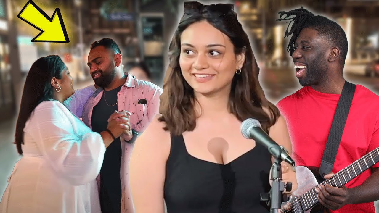 Shy Singer SURPRISED When Random People Start to Dance - YouTube