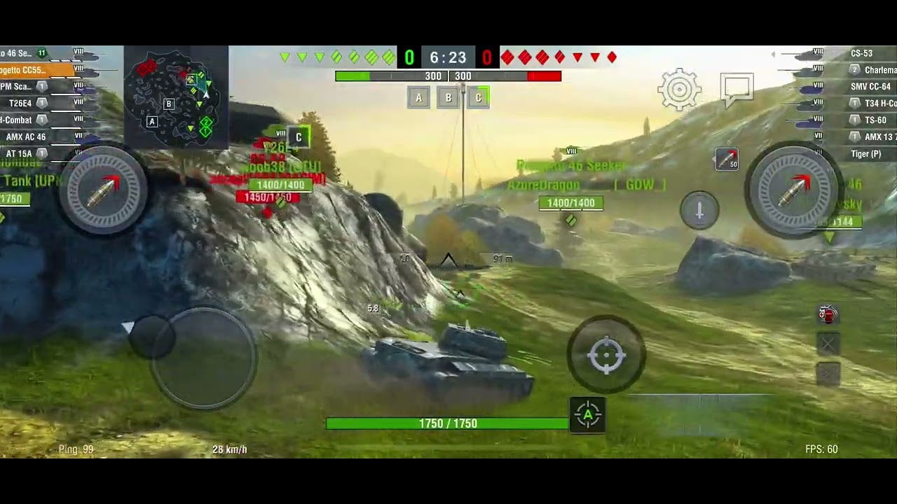 World of Tanks Blitz Match 1 WoTB M1 - YouTube