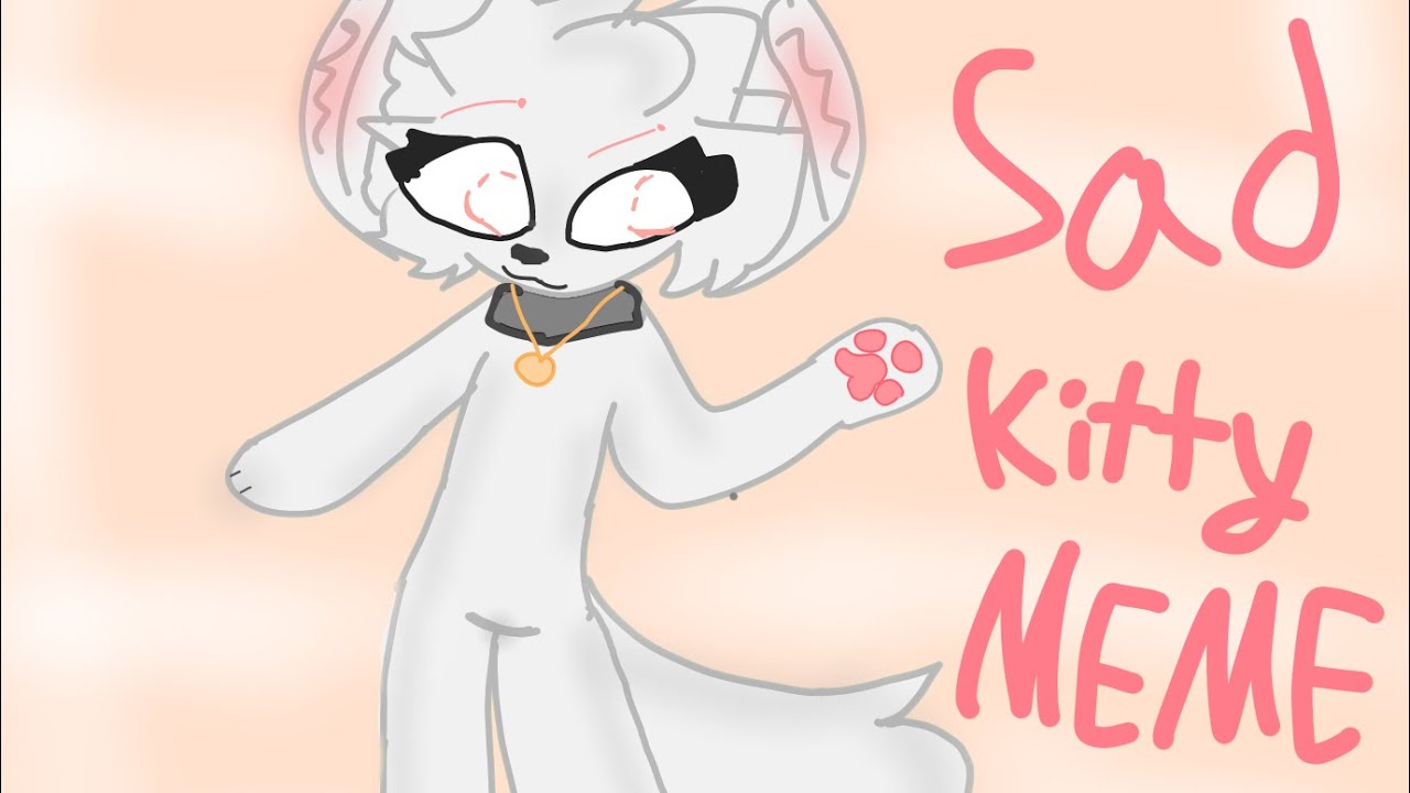 Sad Kitty MEME animation** - YouTube