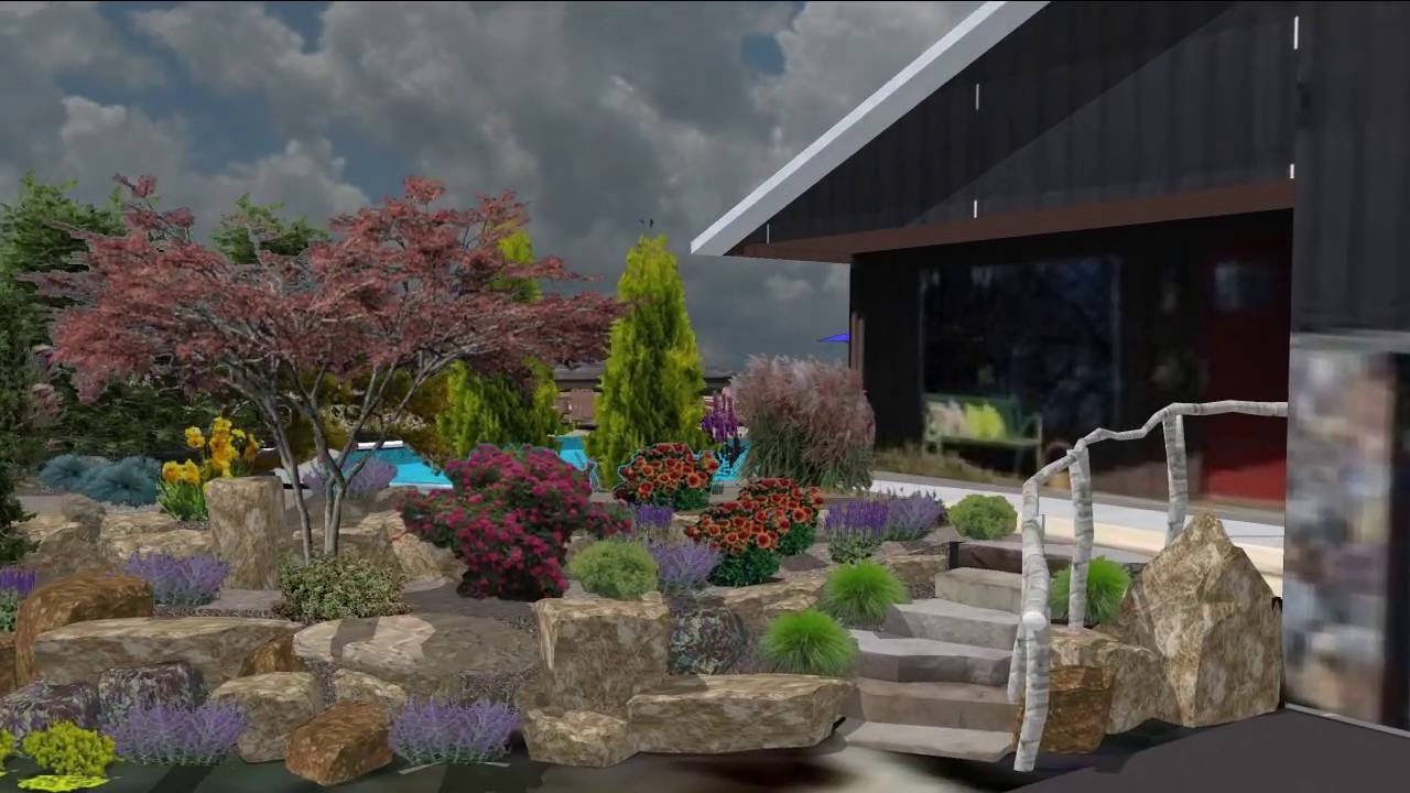 Natural Boulder Outcropping Entryway - YouTube