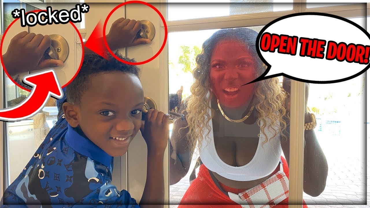 Locked My Mom Out The House *She Was MAD* - YouTube