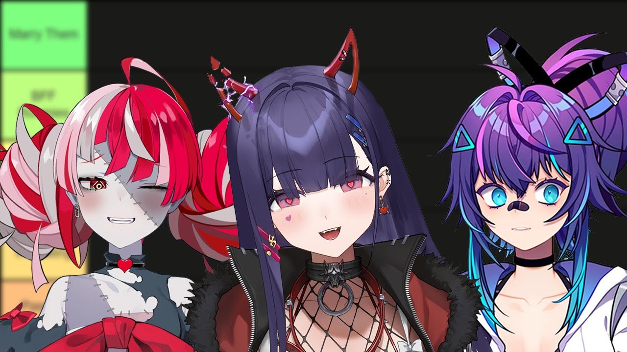 The Vtuber Down Bad Tournament [Tier List Tuesday] - YouTube