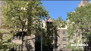 C&D Courtyard of Hudson View Gardens Co-op, Pinehurst Avenue and Bennett Park in Hudson Heights NYC
