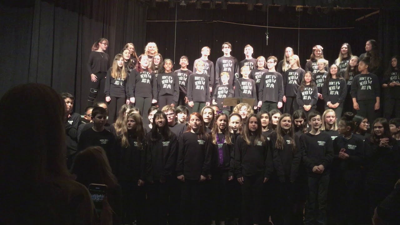 Foothill Middle School Choir performance 2019 - YouTube