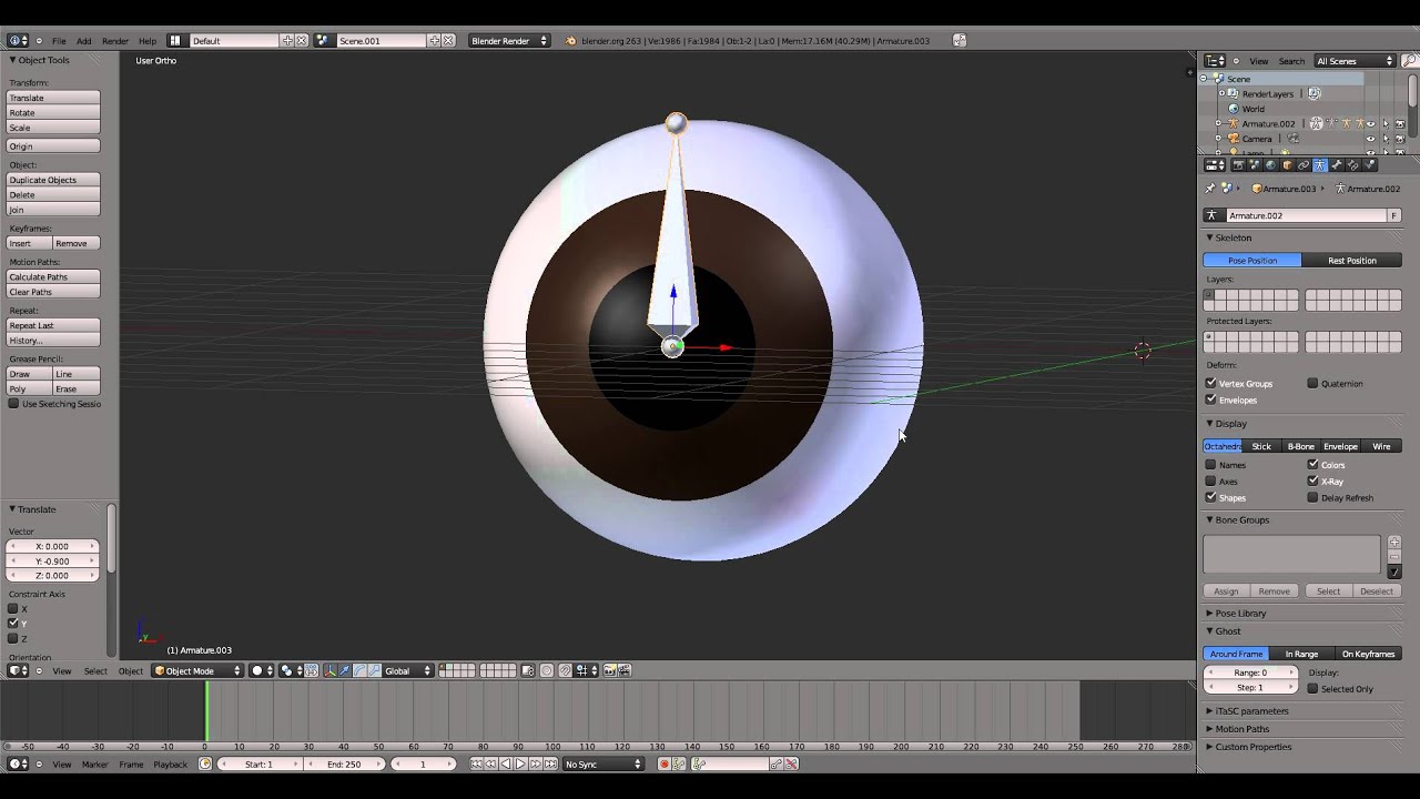 Blender: How to make and rig eyes (basic) - YouTube