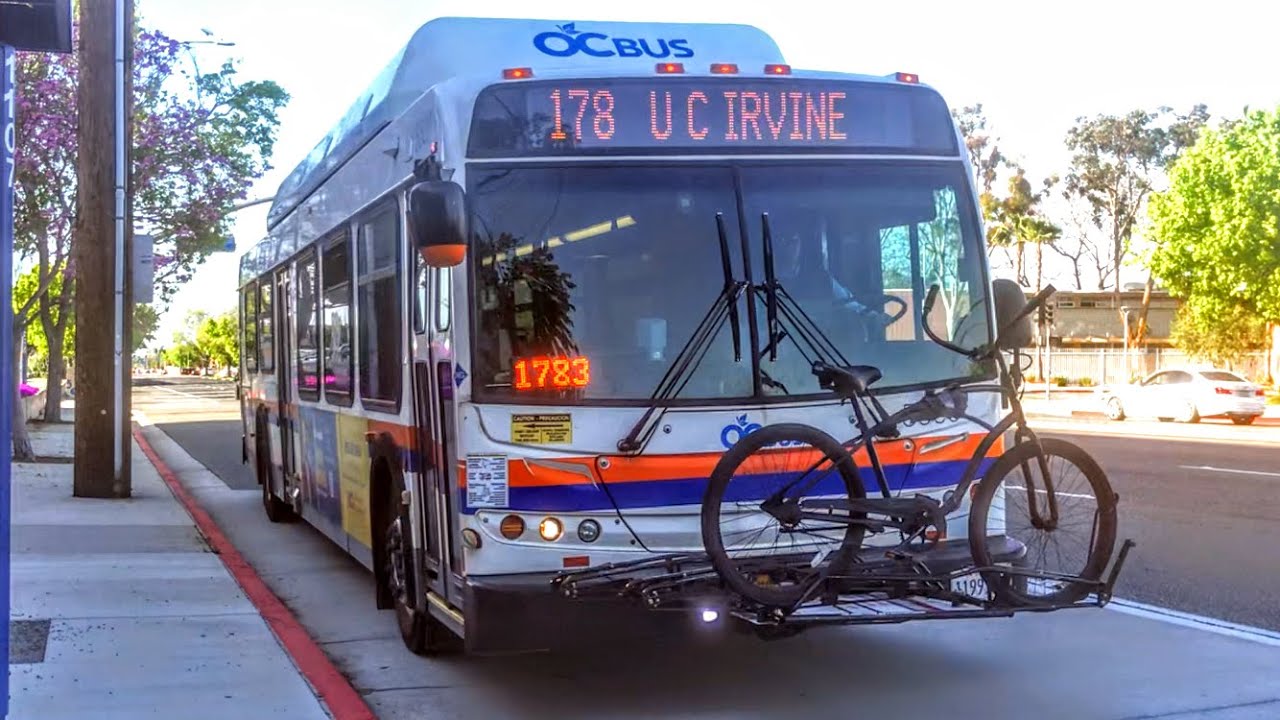 OCTA 2007 New Flyer C40LFR #5566 Route 178 to UC Irvine - YouTube