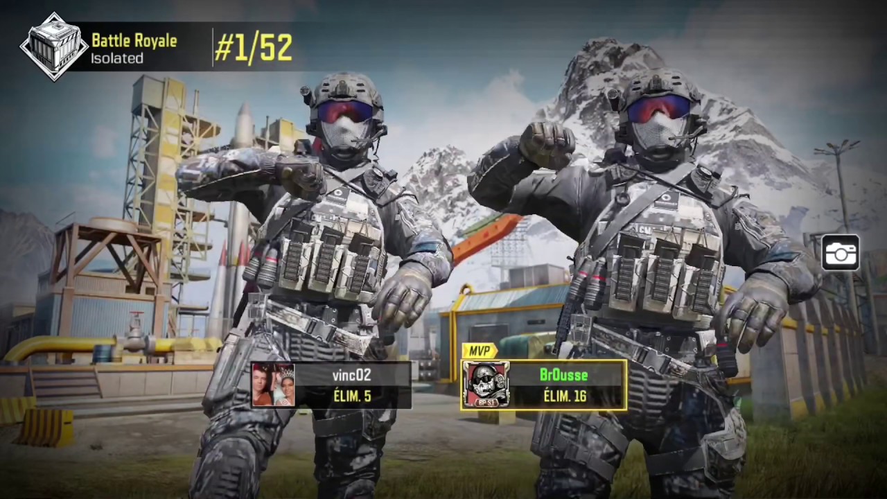 Top 1 en duo sur Call of Duty Mobile - YouTube