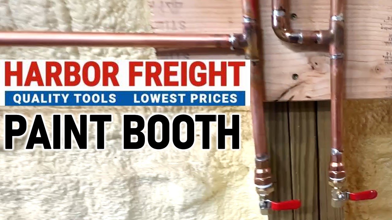 How to build an AIR DRYER - New Harbor Freight Paint Booth - YouTube