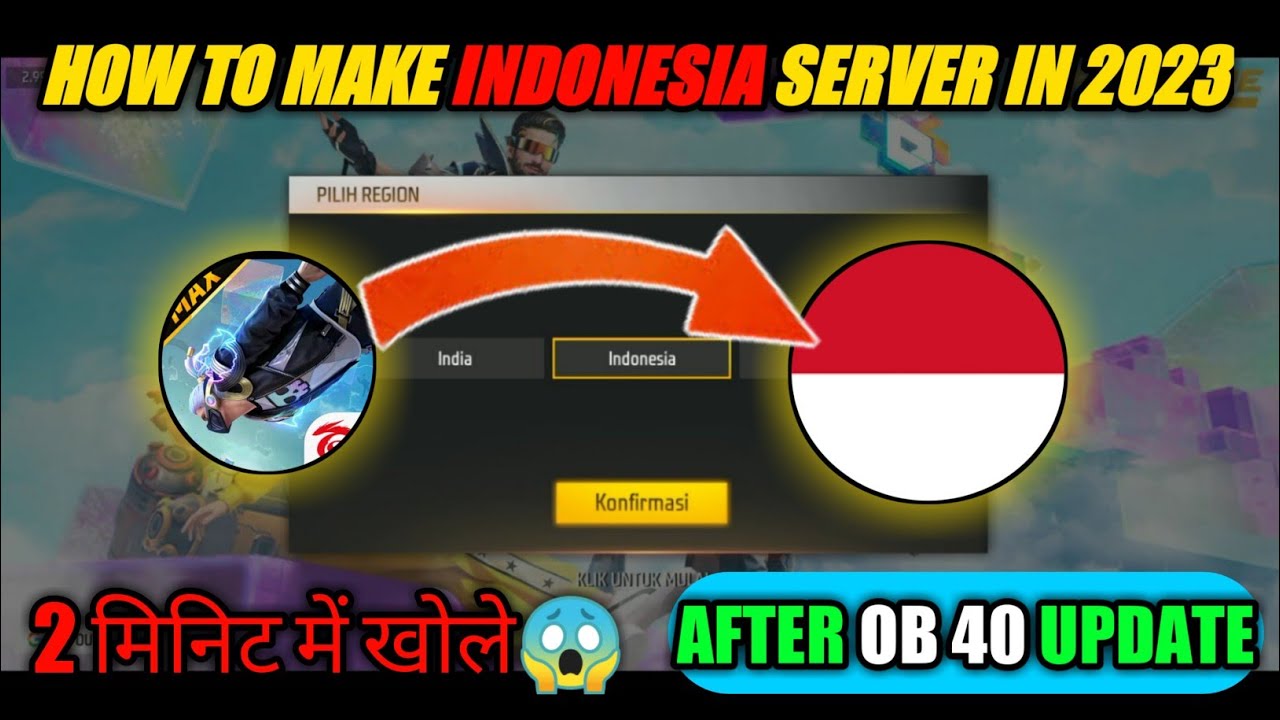 HOW TO MAKE INDONESIA SERVER 💥🇮🇩|FREE FIRE INDONESIA SERVER KAISE KHOLE ...