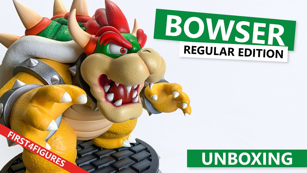 Bowser Statue - Regular Edition (by First4Figures) - UNBOXING - YouTube