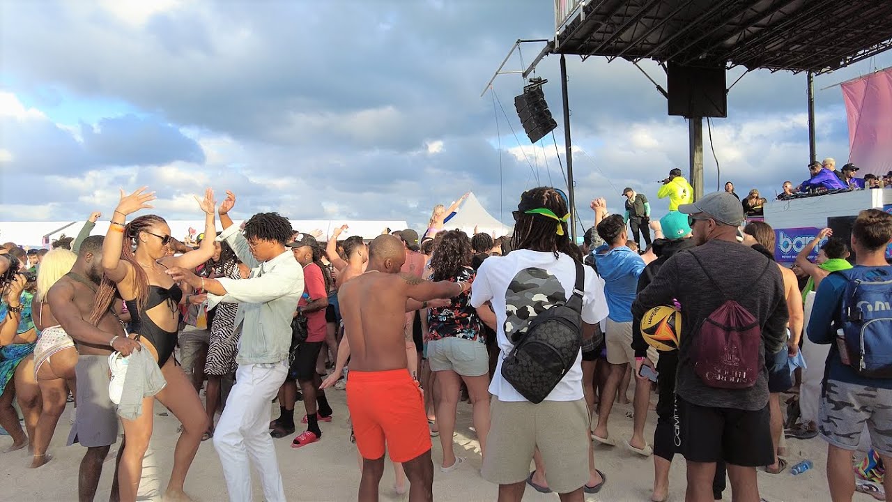 Miami Beach Spring Break 2022 Beach Volleyball Party 2 - YouTube