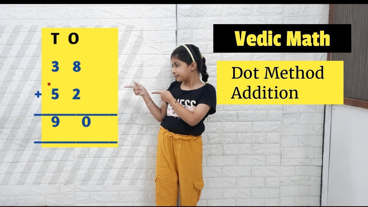 🛑Day 3- Dot Method Addition in Vedic Math - YouTube