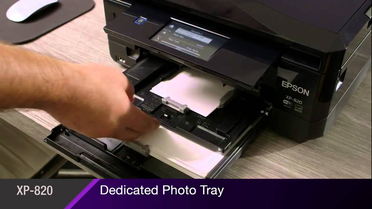 Epson Expression Premium XP-820 | Take the Tour - YouTube