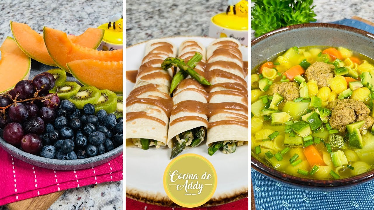 Menú Saludable 3 comidas Fáciles y Baratas. Apto GASTRITIS, Colitis ...