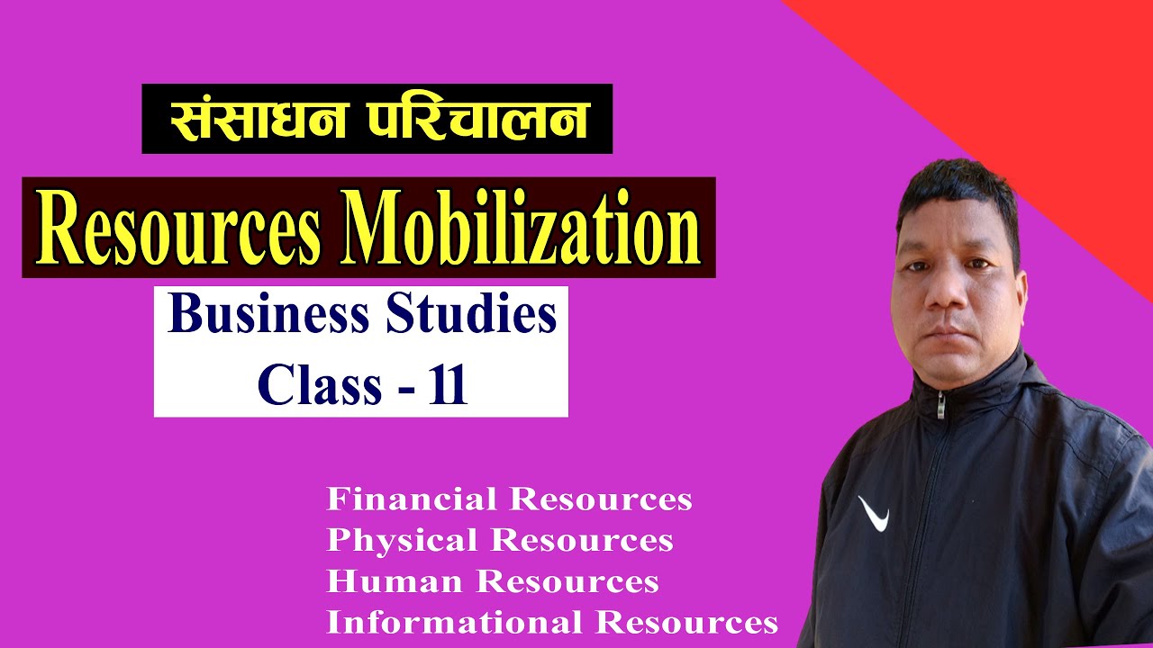 Resources Mobilization | संसाधन परिचालन | Financial, Physical, Human ...