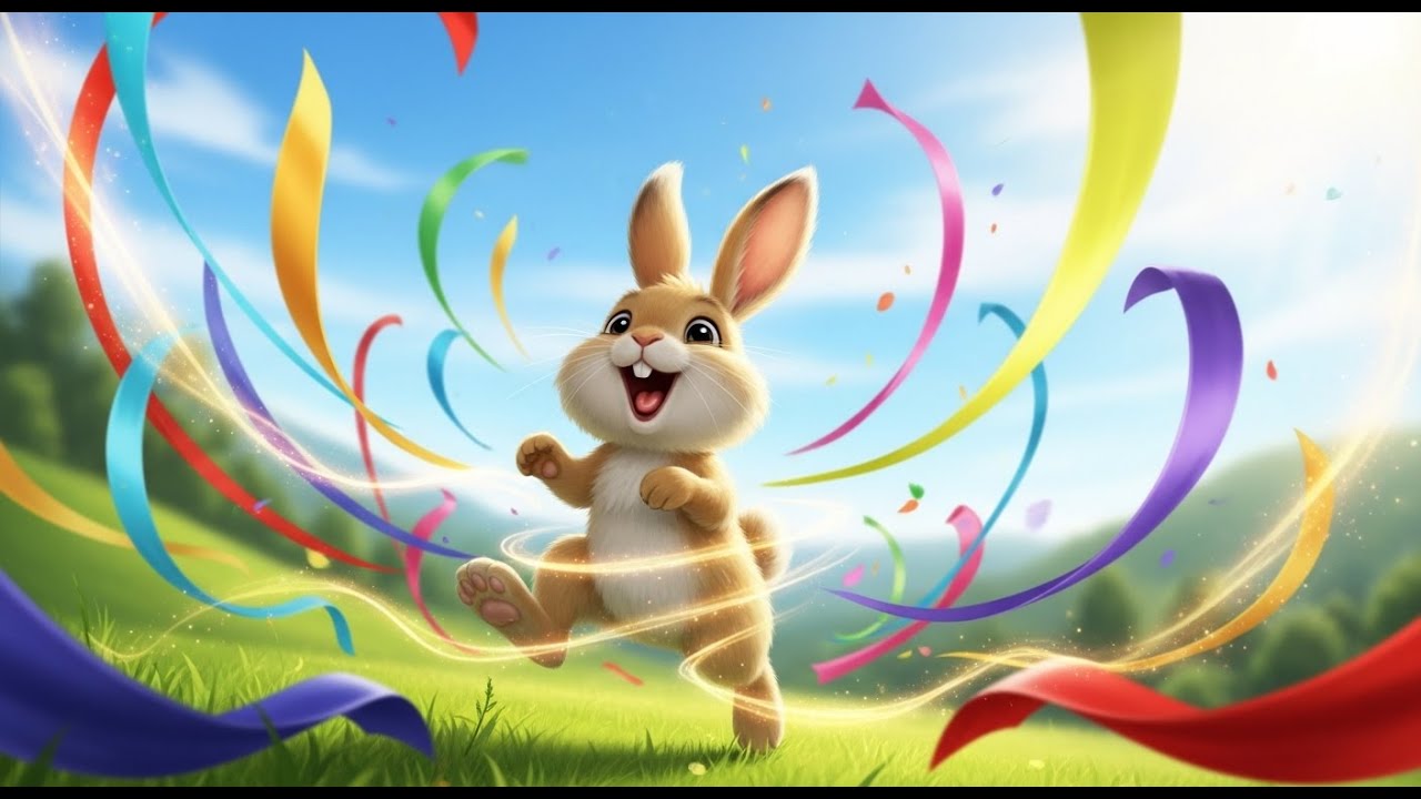 El conejo que amaba las cintas | Canción de rimas infantiles para niños ...