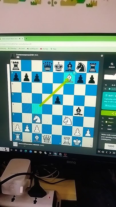 How my friend won a chess game using the Vienna Gambit - YouTube