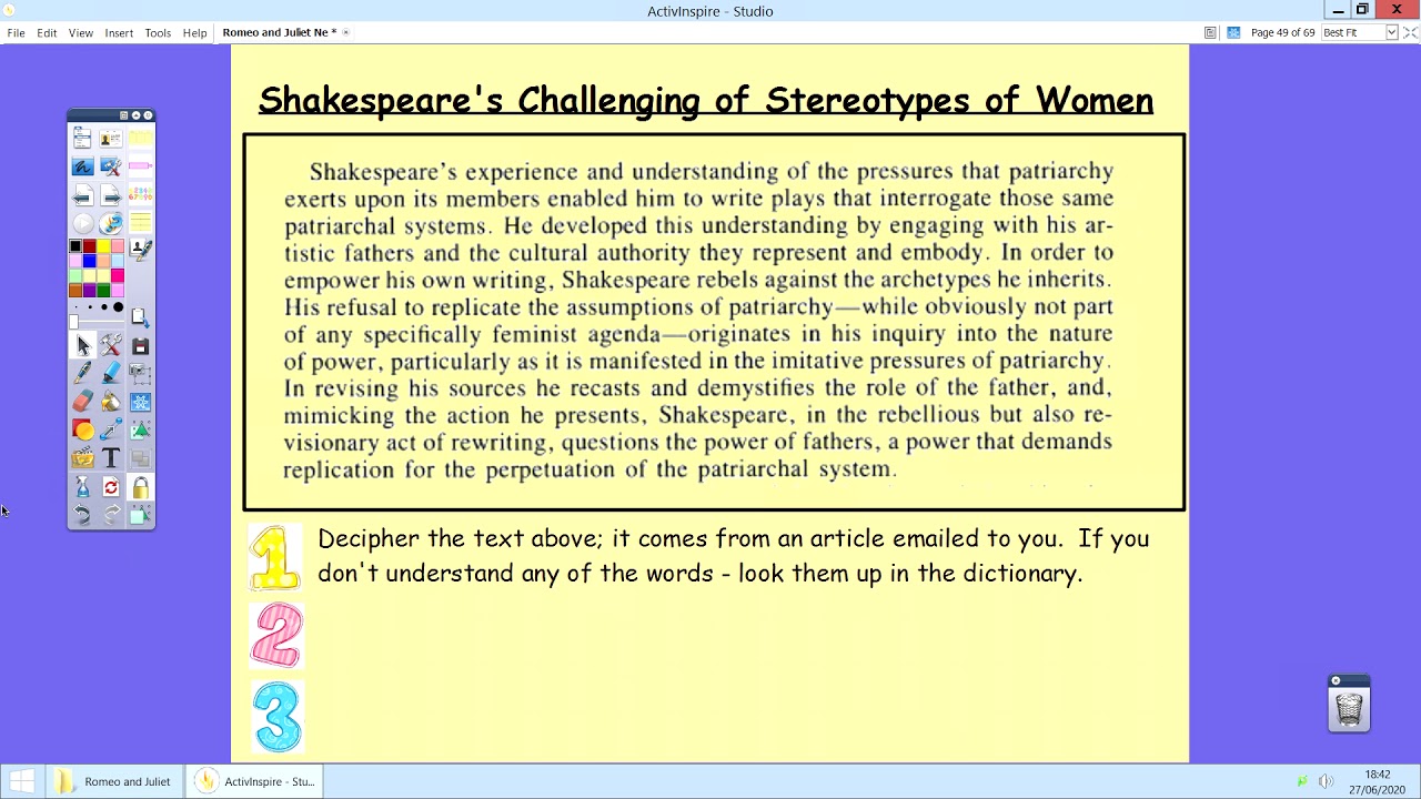 Romeo and Juliet - The women in Romeo and Juliet and Shakespeare's ...