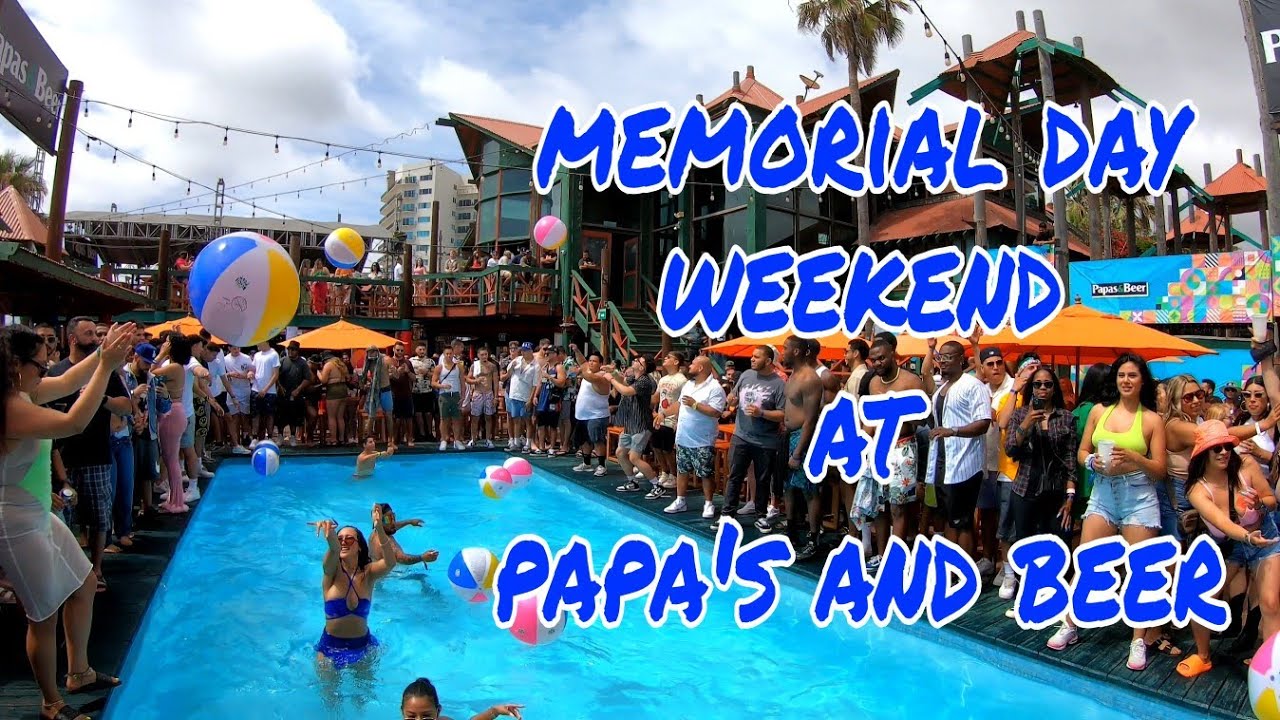 POOL PARTY AT PAPA'S AND BEER MEMORIAL DAY WEEKEND! - YouTube