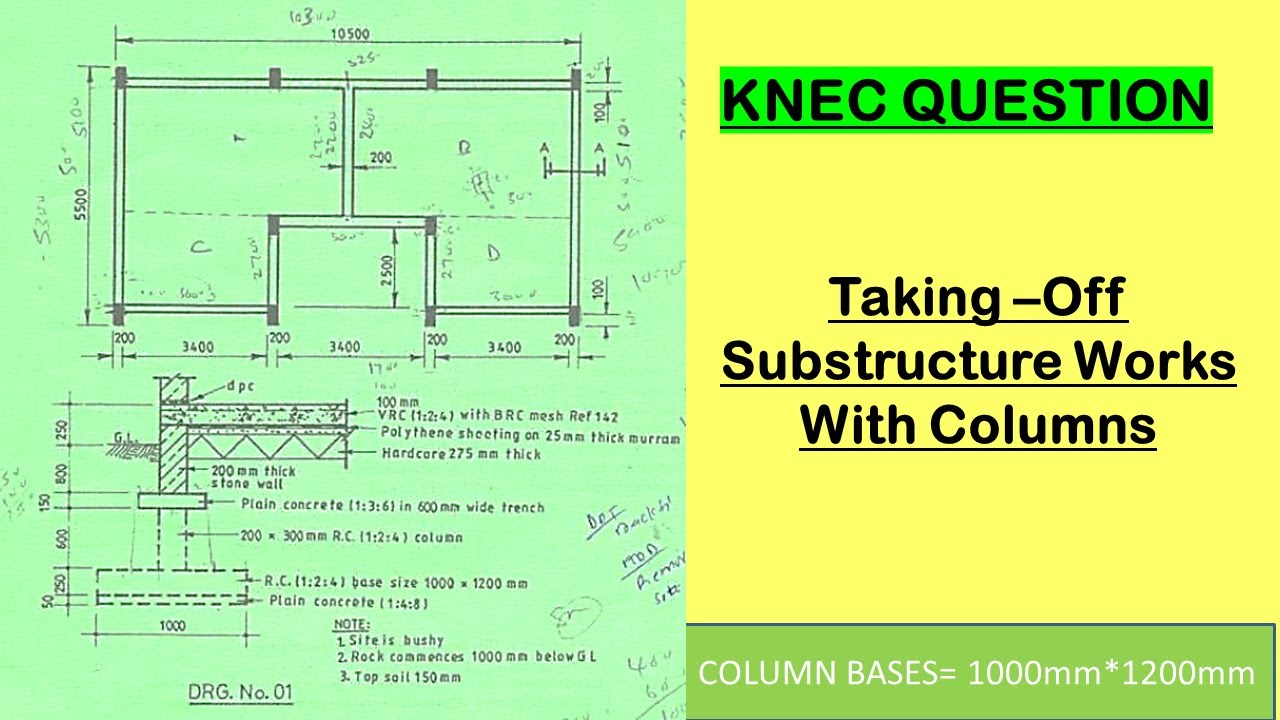 How To Take Off Sub structure With Center Recess And Columns QUANTITY how-to-take-off-sub-structure-with-center-recess-and-columns-quantity